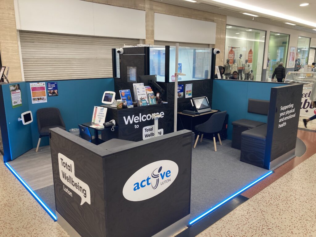 Total Wellbeing available in Luton Shopping Centre - Community Leisure UK
