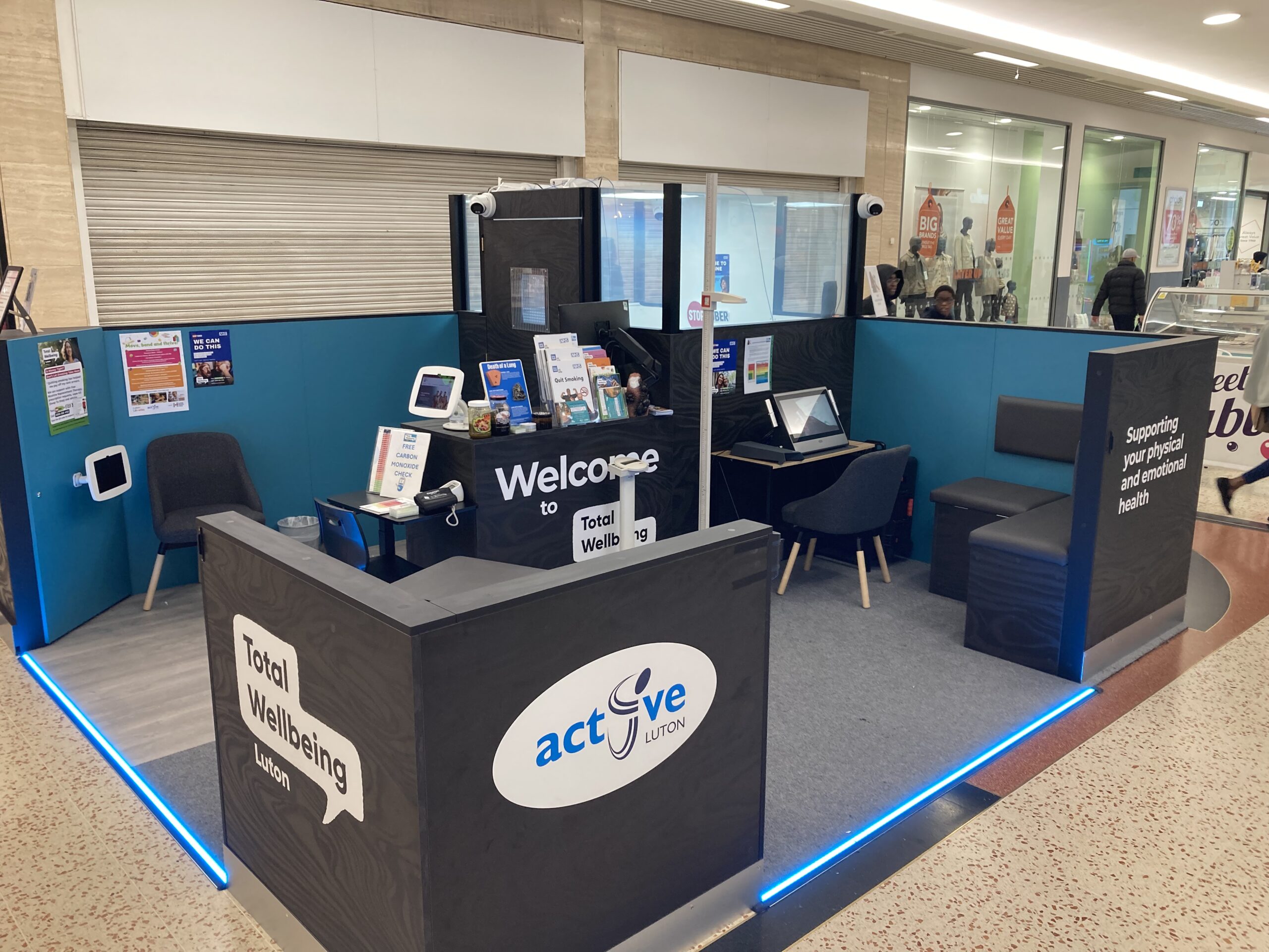 Total Wellbeing available in Luton Shopping Centre - Community Leisure UK